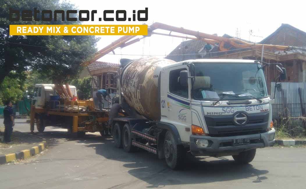 Harga Sewa Pompa Beton Gunung Sindur Bogor - Ready Mix