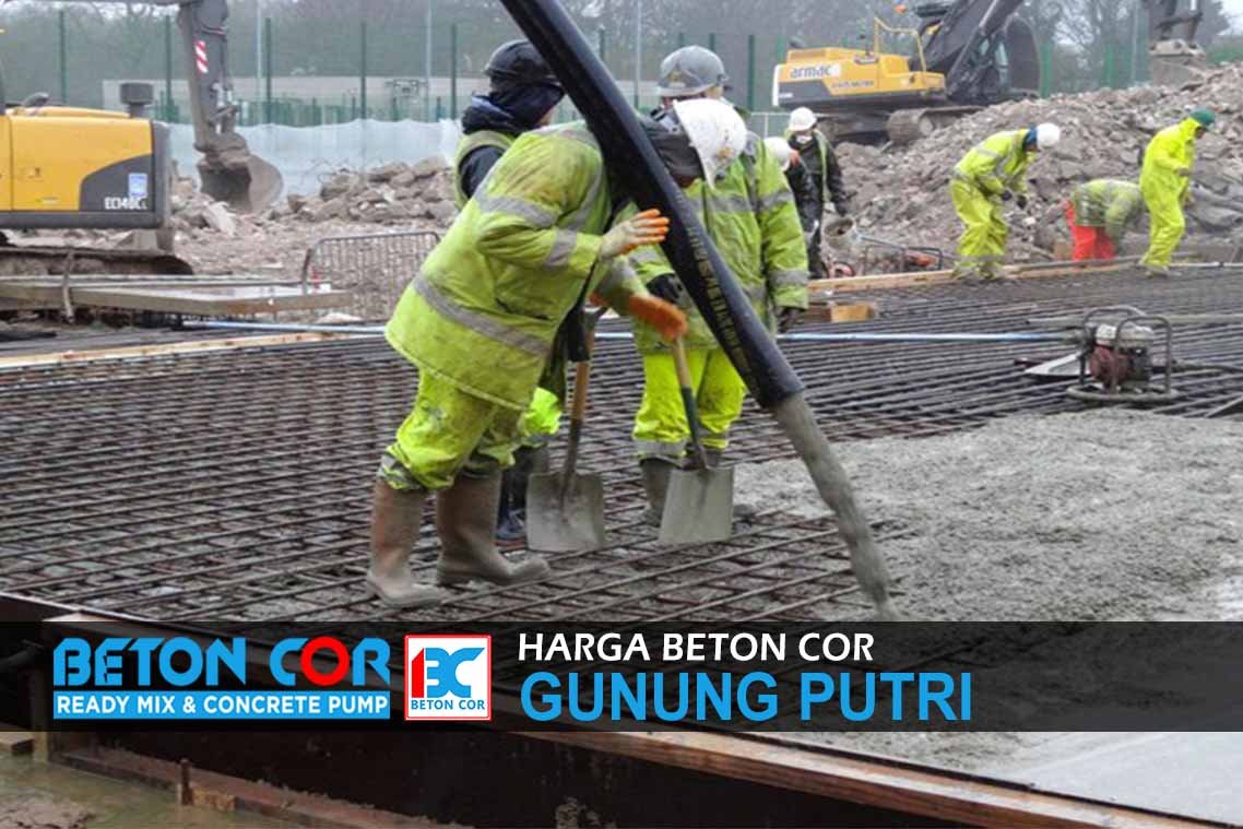 Harga Beton Cor Gunung Putri Bogor Terbaru 2026